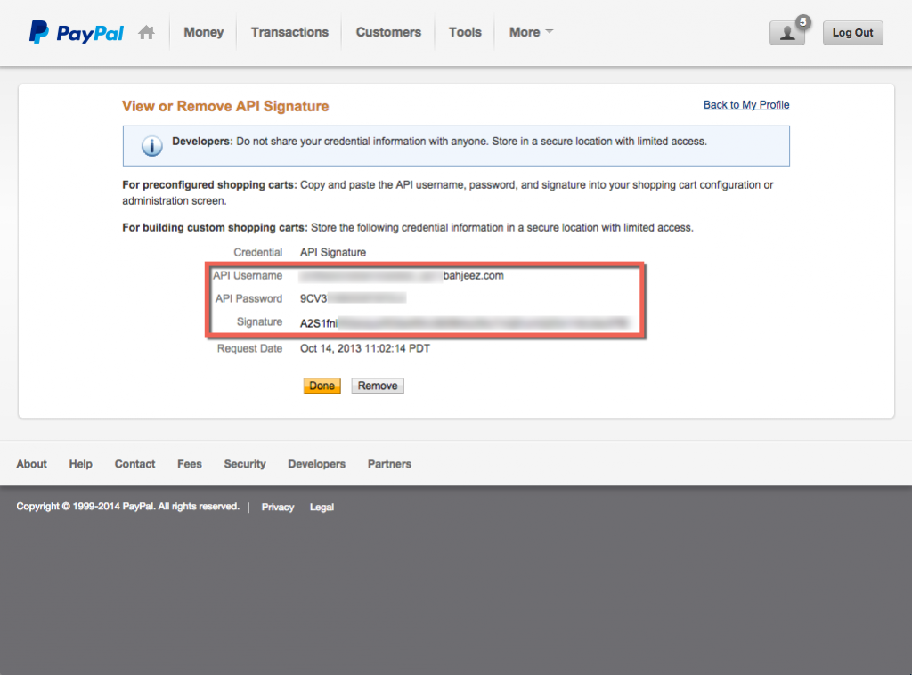 Retrieving Your PayPal API Credentials – Matt Cole