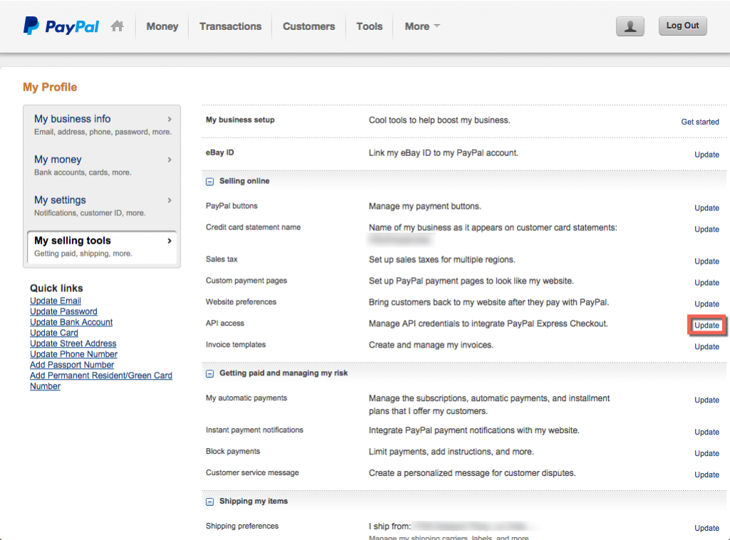 Retrieving Your PayPal API Credentials – Matt Cole