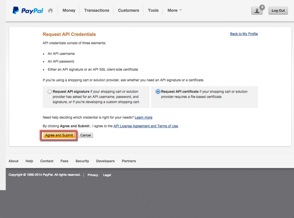 Retrieving Your PayPal API Credentials – Matt Cole