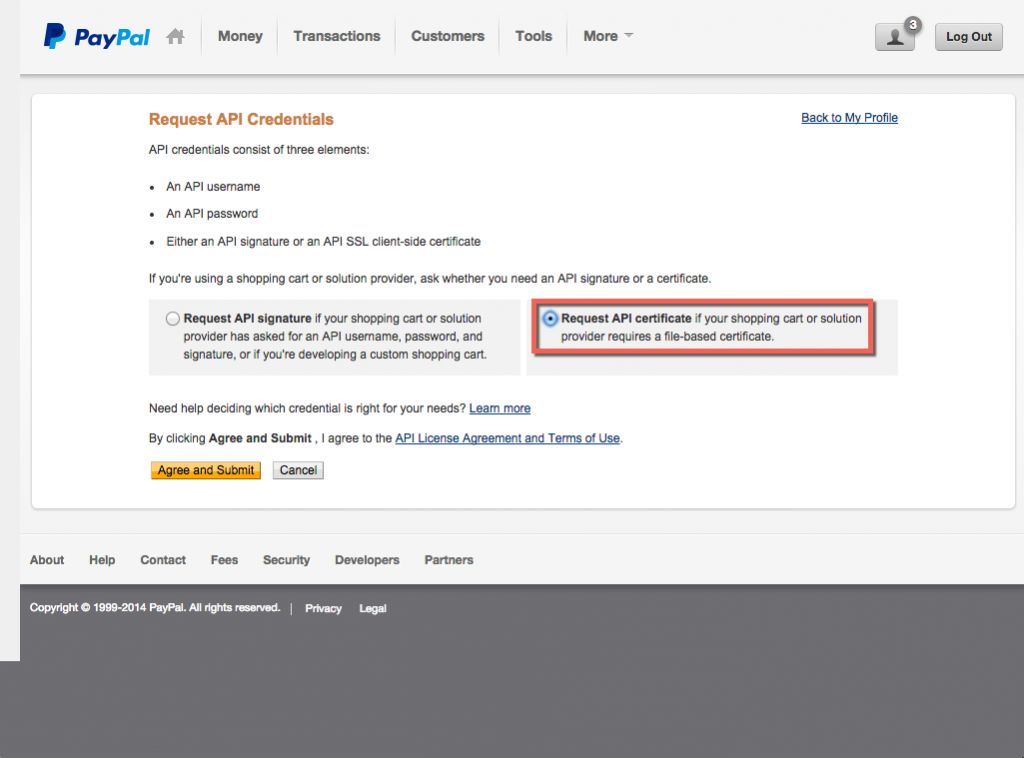 Retrieving Your PayPal API Credentials – Matt Cole