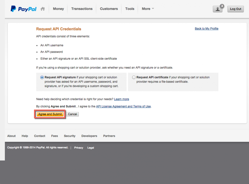 Retrieving Your PayPal API Credentials – Matt Cole