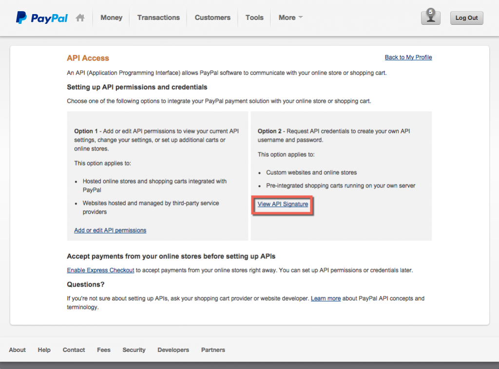 Retrieving Your PayPal API Credentials – Matt Cole